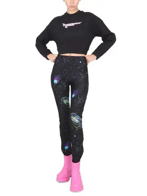 MSGM Cropped Logo Sweatshirt