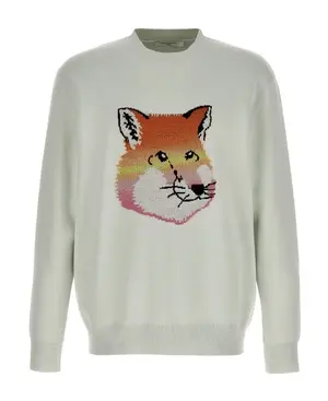 Maison Kitsune Drop Shoulder Knitwear For Men