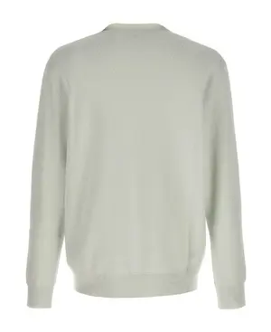 Maison Kitsuné Fox Head Intarsia Knit Jumper - Gray