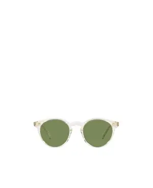Oliver Spencer Romare Round-frame Sunglasses - Green