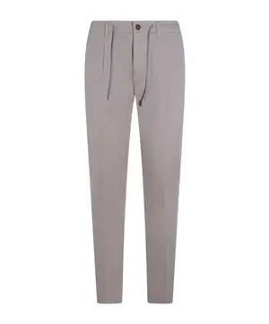 Eleventy Drawstring Tapered Pants - Gray