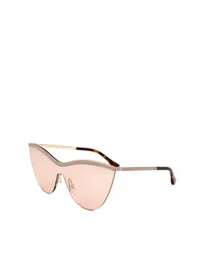 JIMMY CHOO Glittered Cat Eye Frame Sunglasses