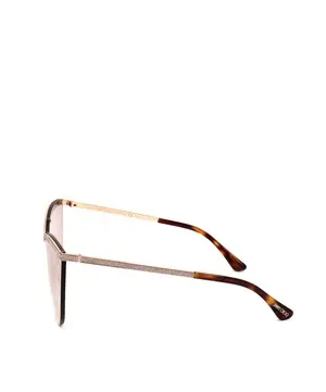 JIMMY CHOO Glittered Cat Eye Frame Sunglasses