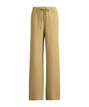 Polo Ralph Lauren Drawstring Wide-leg Pants - Nude