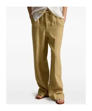 Polo Ralph Lauren Drawstring Wide-leg Pants - Yellow