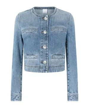 Pinko Crewneck Denim Jacket