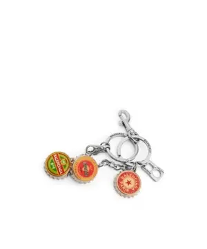 Balenciaga Cap Charm Detailed Keychains - Multicolor