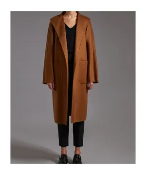 Max Mara Lilia Belted Long-sleeved Coat - Brown