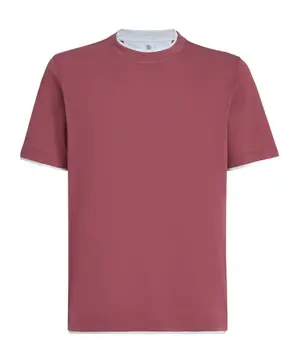 Brunello Cucinelli Layered Crewneck T-shirt
