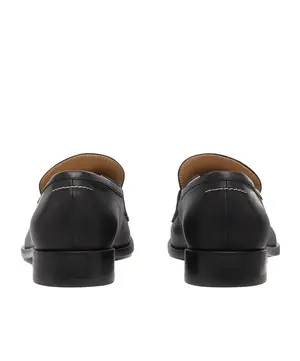 MAISON MARGIELA Classic Stitch Leather Loafers - Black