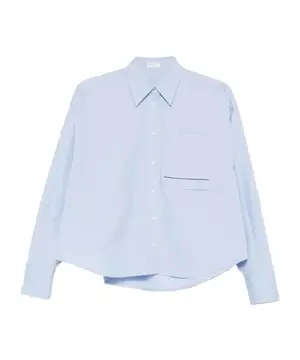 Brunello Cucinelli Monili Trim Button-up Shirt