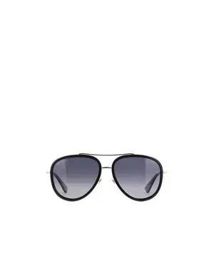 Gucci Aviator Frame Sunglasses - Gray