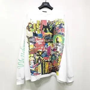 We11Done Graphic-print Long-sleeve T-shirt