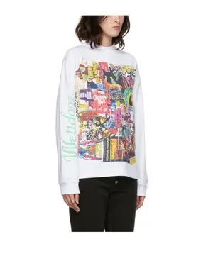 We11Done Graphic Print Long Sleeve T-shirt
