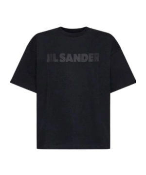 JIL SANDER Logo Printed Crewneck T-shirt - Black