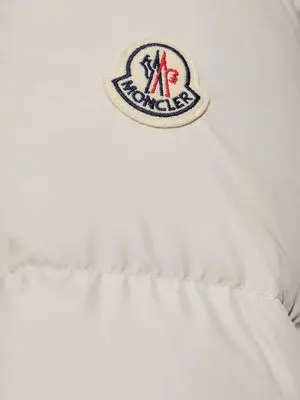 Moncler Brossette Zip-up Puffer Jacket - Ivory