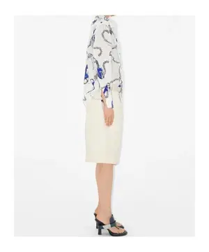 Burberry Graphic Printed Buttoned Shirt - Multi-color