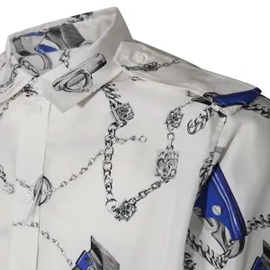 Burberry Graphic Printed Buttoned Shirt - Multi-color