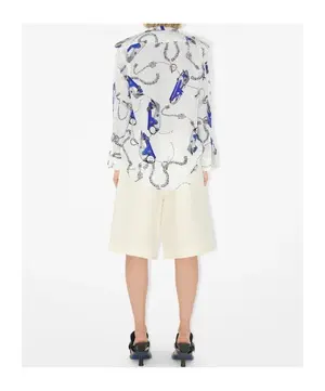 Burberry Graphic Printed Buttoned Shirt - Multi-color