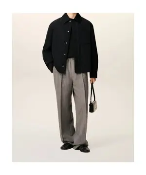 AMI Paris Padded Snap-front Jacket