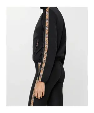 Burberry Reversible Stretch Jacket With Equestrian Knight Design