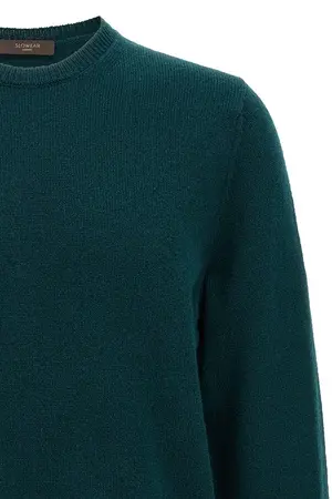 ZANONE Crewneck Knitted Jumper - Black
