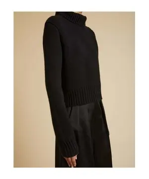 Khaite Jovie Turtleneck Cropped Jumper