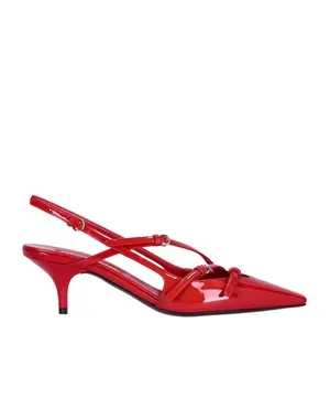 Miu Miu Pointed High-heeled Slingback Sandals