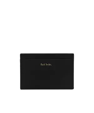 Paul Smith Stripe Detailed Wallet - Black