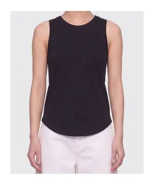 THOM KROM Sleeveless Longline Top - Black