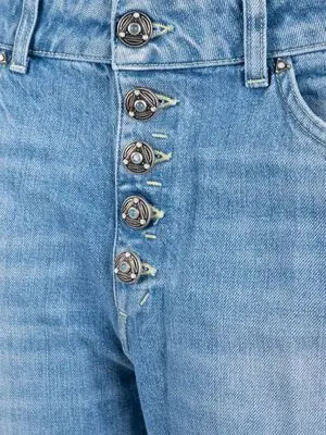 DONDUP Button-fly Relaxed Fit Jeans - Blue