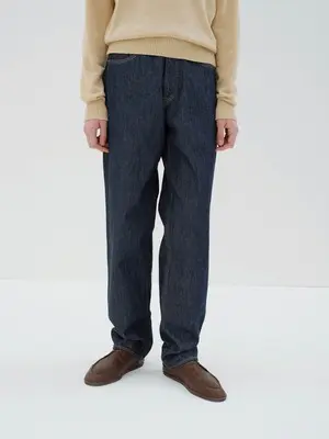 Auralee Hard Twist Wide-leg Jeans