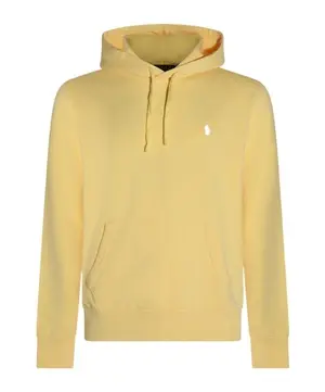 Men's Yellow Polo Hoodie Sweatshirts Hoodies