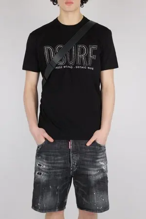 Dsquared2 Logo Embellished Crewneck T-shirt
