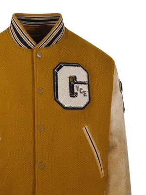 GOLDEN GOOSE Logo Patch Bomber Jacket