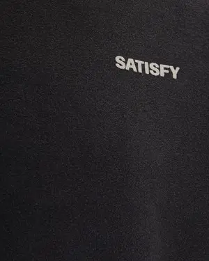 Satisfy Logo Print Hoodie - No