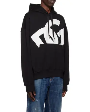 Dolce & Gabbana Dg Logo Print Hoodie
