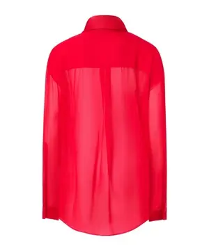 Pinko Bow Detail High Neck Blouse