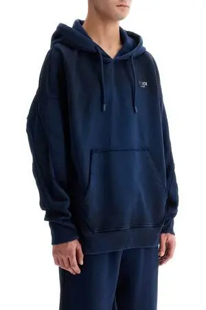 Fendi Logo Lettering Drawstring Hoodie