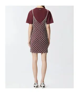 Pinko Sequin Embellished T-shirt Dress