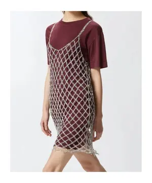 Pinko Sequin Embellished T-shirt Dress