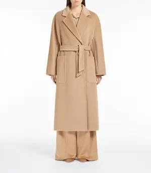 Max Mara Belted Long-sleeved Coat