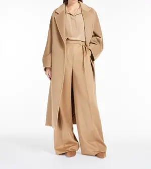 Max Mara Belted Long-sleeved Coat