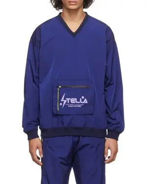 Stella McCartney V-neck Pouch Pocket Sweatshirt