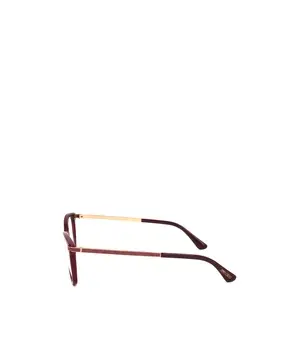 JIMMY CHOO Square Frame Eyeglasses - Red