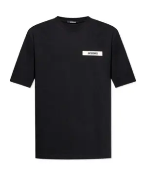 Jacquemus The Gros Grain Crewneck T-shirt - Black