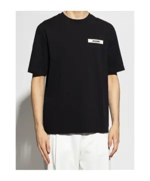 Jacquemus The Gros Grain Crewneck T-shirt - Black