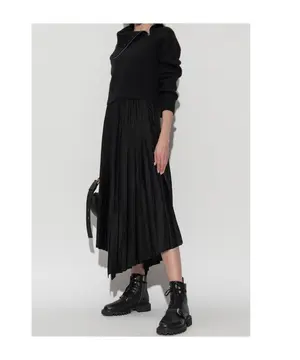 ALLSAINTS Two-piece Pleated Midi Dress