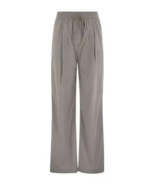 Herno Herno Wide-Leg Trousers With Drawstring Waist No