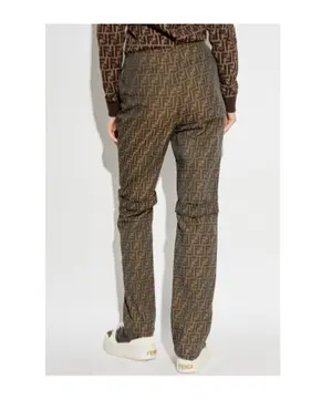 Fendi Ff Motif Straight-leg Trousers